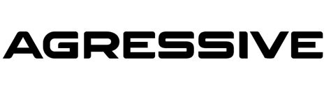 Agressive Font