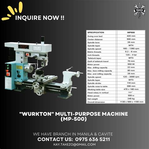 Milling And Drilling Lathe Machine Commercial And Industrial Construction
