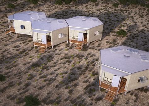 Architects For Society Creates Low Cost Hexagon Refugee Houses