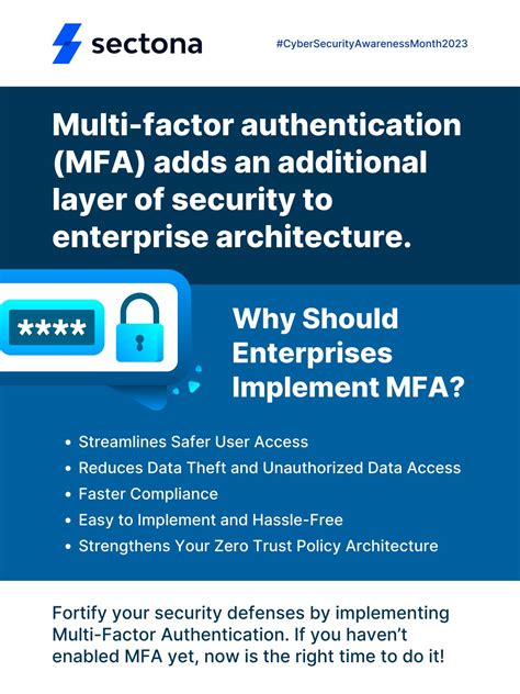 Multi Factor Authentication Enabling Never Trust Always Verify Sectona
