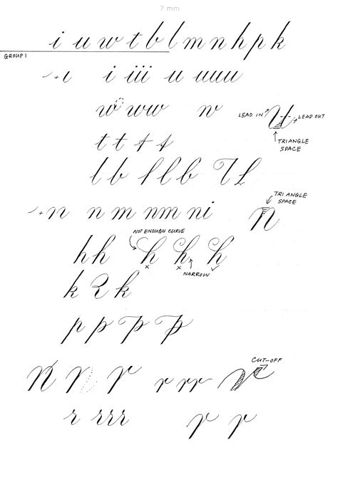 English Roundhand Workshop Handouts In June 2016 Dao Huy Hoang