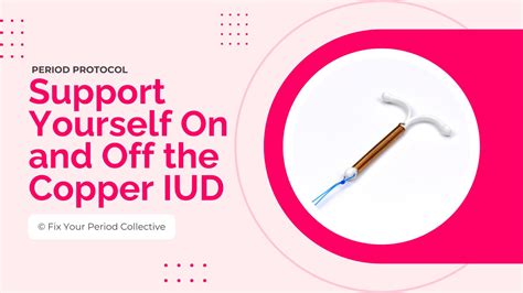 Support Yourself On And Off The Copper Iud Protocol Fix Your Period