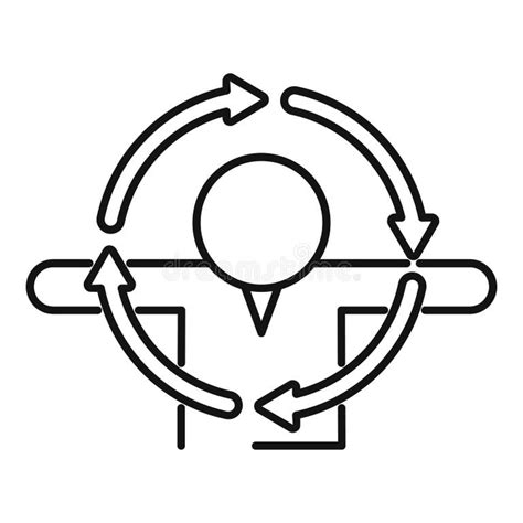 Continuous Circle Arrows Stock Illustrations 264 Continuous Circle