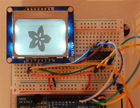 updated guide nokia 5110 3310 monochrome lcd circuitpython adafruit