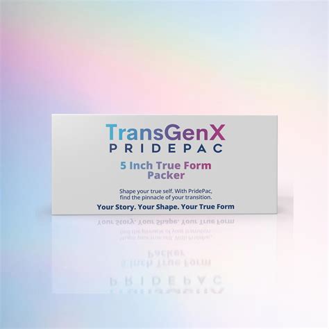 Transgenx Pridepac 5 Ftm Packer Realistic Soft Comfortable For