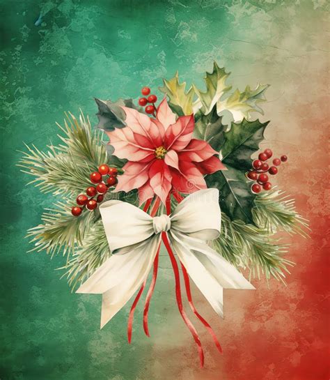 Christmas Junk Journal Digital Paper Stock Illustration Illustration