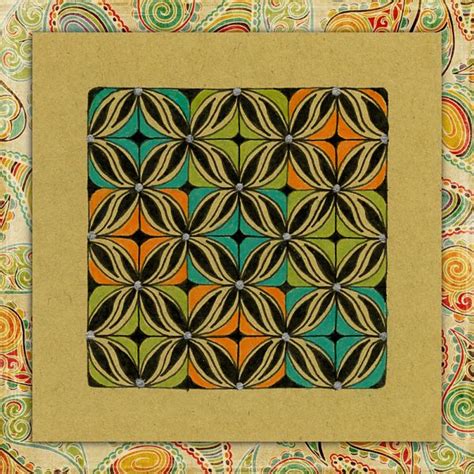 Zeit Für Tangling Das Heutige Tangle Sindoo Zentangle Patterns