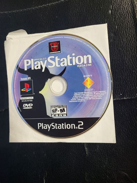 Vintage 2001 Playstation Magazine Issue 49 Cd Rom Ps1 Ps Sony
