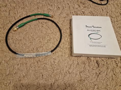 Cablu Coaxial Bnc Rca Black Rhodium Allegro 1m Audioweb