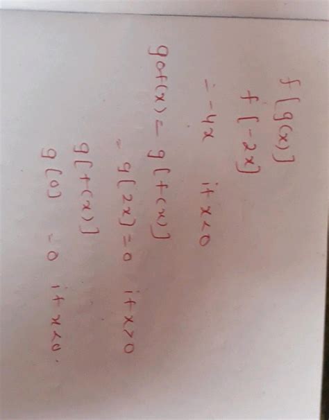 Let F G R→ R Be Two Functions Defined As F X X X G X X
