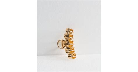 Circle Woven Metal Hair Claw Clip New Look