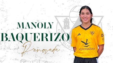 Manoly Renueva Su Compromiso Con El Club Noticias Extremadura Hoy