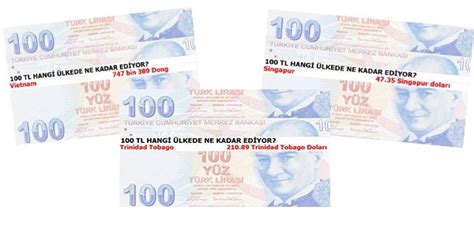 100 TL Hangi Ülkede Ne Kadar - Foto Galeri - Memurlar.Net