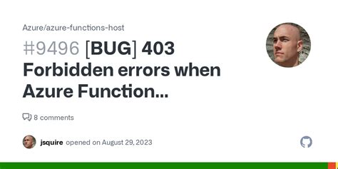 [bug] 403 Forbidden Errors When Azure Function Connects To Azurewebjobsstorage Account With