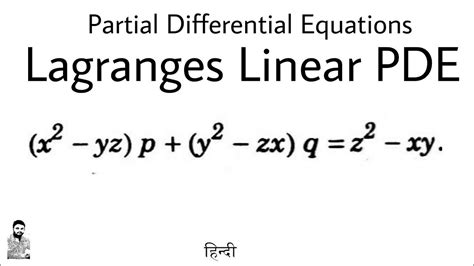 13 Lagranges Linear Pde Problem5 Most Important Complete