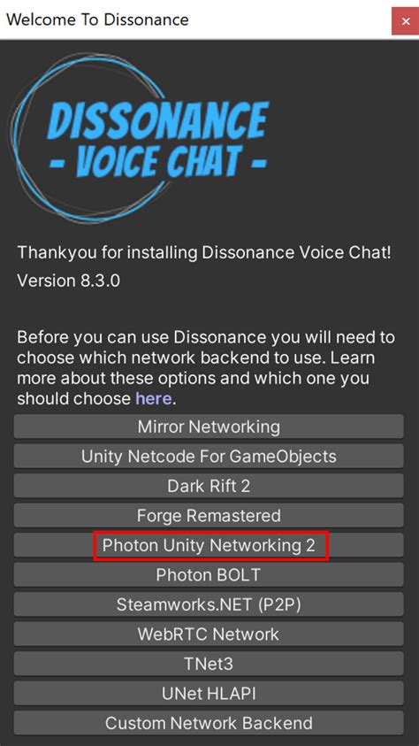Adding Voice Chat Dissonance MAGES SDK Documentation