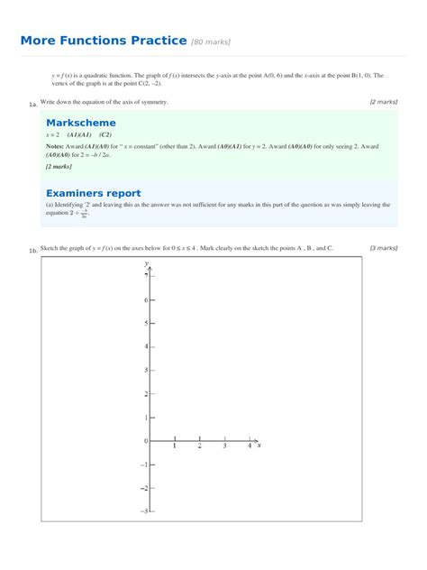 More Functions Practice Key Pdf Quadratic Equation Function Mathematics