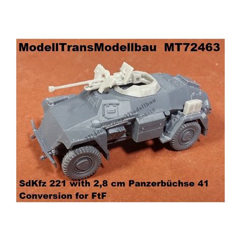 SdKfz 221 with 2 8 cm Panzerbüchse 41 Conversion for FtF