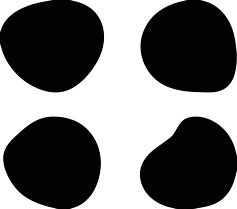 Modern Abstract Blot Shapes Liquid Blobs Elements For Text 11115074