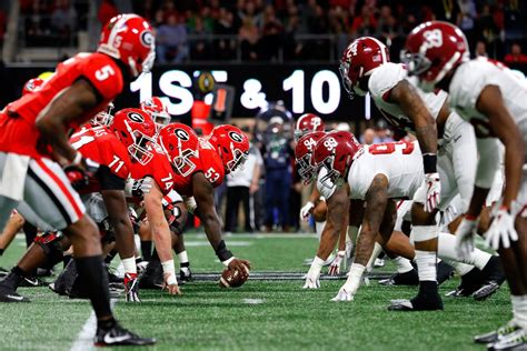 Sec Championship Georgia Bulldogs Vs Alabama Crimson Tide Open Game