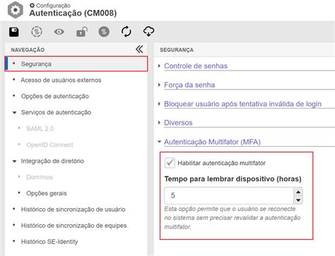 Configuração Autenticação Multifator Mfa Softexpert Technical Docs