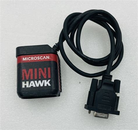 Microscan Fis 6300 4008g Mini Hawk Fixed Barcode Scanner Novus Ferro