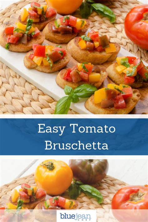 Tomato Bruschetta Blue Jean Chef Meredith Laurence Recipe