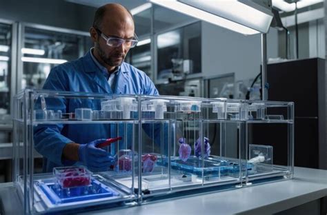 Premium Photo Advanced Bioprinting Equipment In A Laboratory