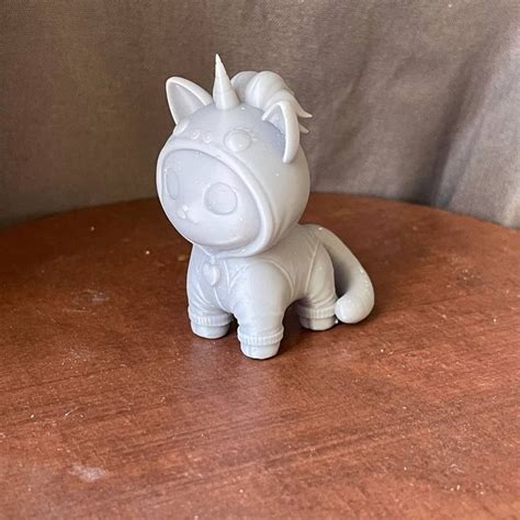 3d Printable Costumed Cat Unicorn By Grass Hopper