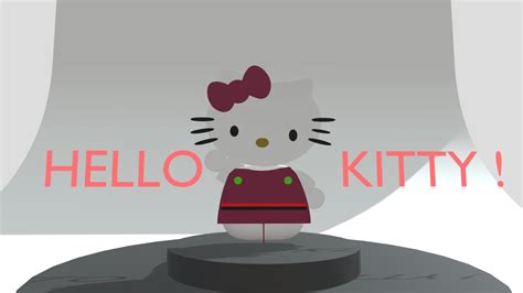 Helllo Kitty 3d Model By Polyspace C4c8d85 Sketchfab
