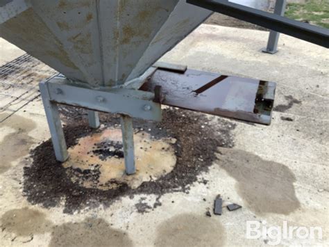 Homemade Grain Bin Hopper Agriculture Bigiron