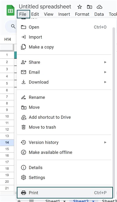 Header And Footer In Google Sheets How To Add And Remove
