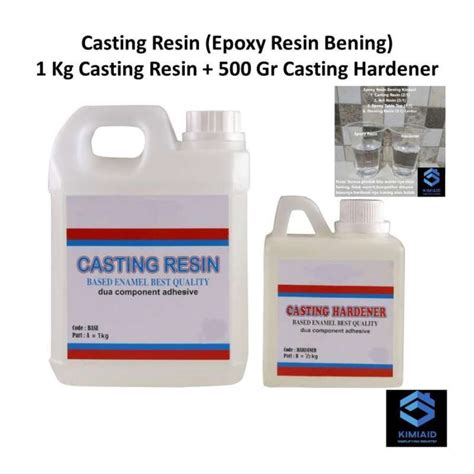 Jual Casting Resin 15 Kg Epoxy Resin Bening Kerajinan Tangan Di