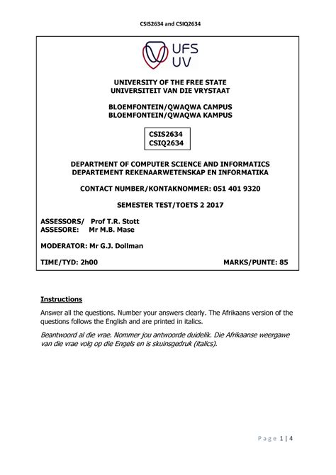 Samplepractice Exam February 2017 Questions Warning Tt Undefined