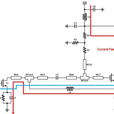 A Broadband Gaas Phemt Low Noise Driving Amplifier With Current Reuse And Self Biasing Technique