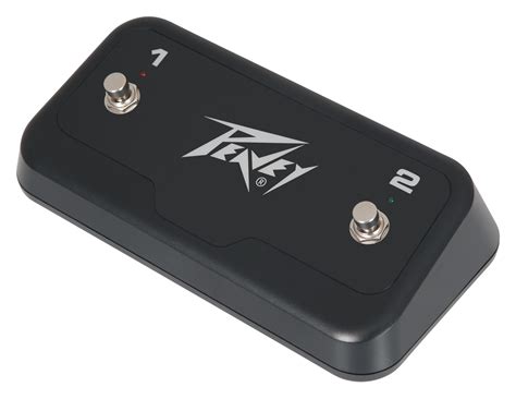 Multi Purpose 2 Button Footswitch With Leds Peavey