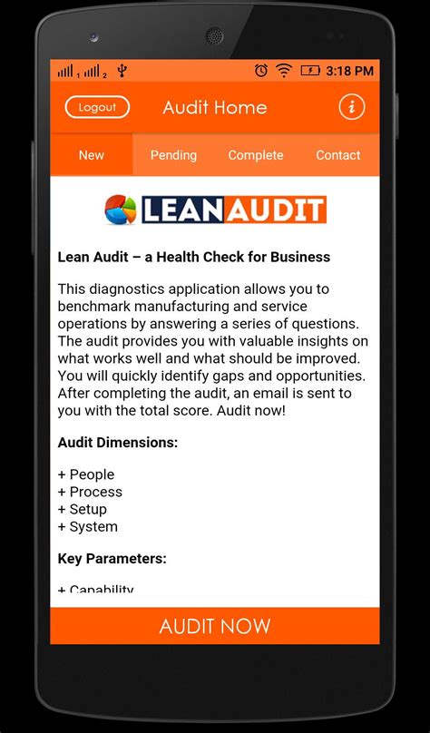 Lean Audit Benchmarking Apk For Android Download