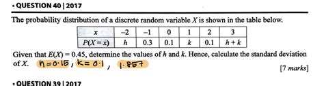The Probability Distribution Of A Discrete StudyX