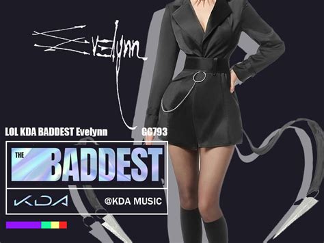 Lol Kda The Baddest Ahriakalievelynnkaisa Costume Show League Of