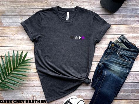 Asexual Shirt Subtle Asexual Pride Shirt Ace Pride Shirt Etsy