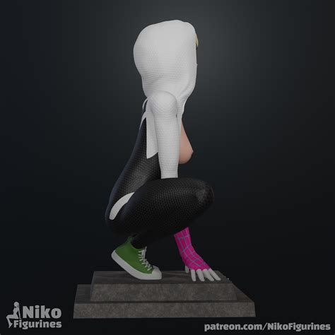 🕷️ Spider Gwen Across The Spider Verse Nsfw・ 3d File For ・cults