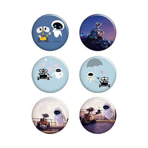 قیمت و خرید پیکسل ابیگل طرح انیمیشن والی و ایو وال ای Wall E کد 015 مجموعه 6 عددی