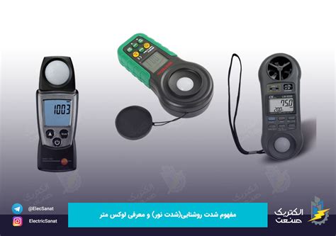 مفهوم شدت روشناییشدت نور و معرفی لوکس متر آنلاین کالاسان بازار