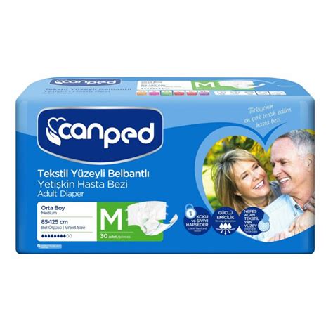 canped belbantlı hasta bezi orta m 30 adet
