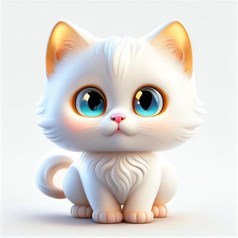 Ai Cat Cute Cat Premium Ai Generated Image