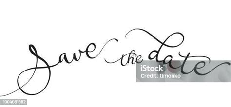 흰색 바탕에 날짜 텍스트를 저장 합니다 서 예 문자 벡터 일러스트 레이 션 Eps10 계절에 대한 스톡 벡터 아트 및 기타 이미지 계절 귀여운 낱말 Istock