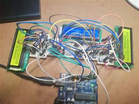 Interface Multiple Lcd To Arduino Uno Using Common Data Line 5 Steps Instructables