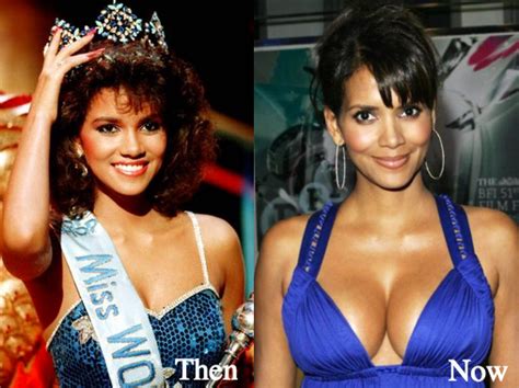 Halle Berry Plastic Surgery Before And After Photos