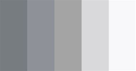 Color Palette generated based on #777C80, #8E9197, #A4A4A4, #D9D9DB ...