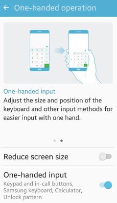 How To Enable One Handed Operation Android Phone